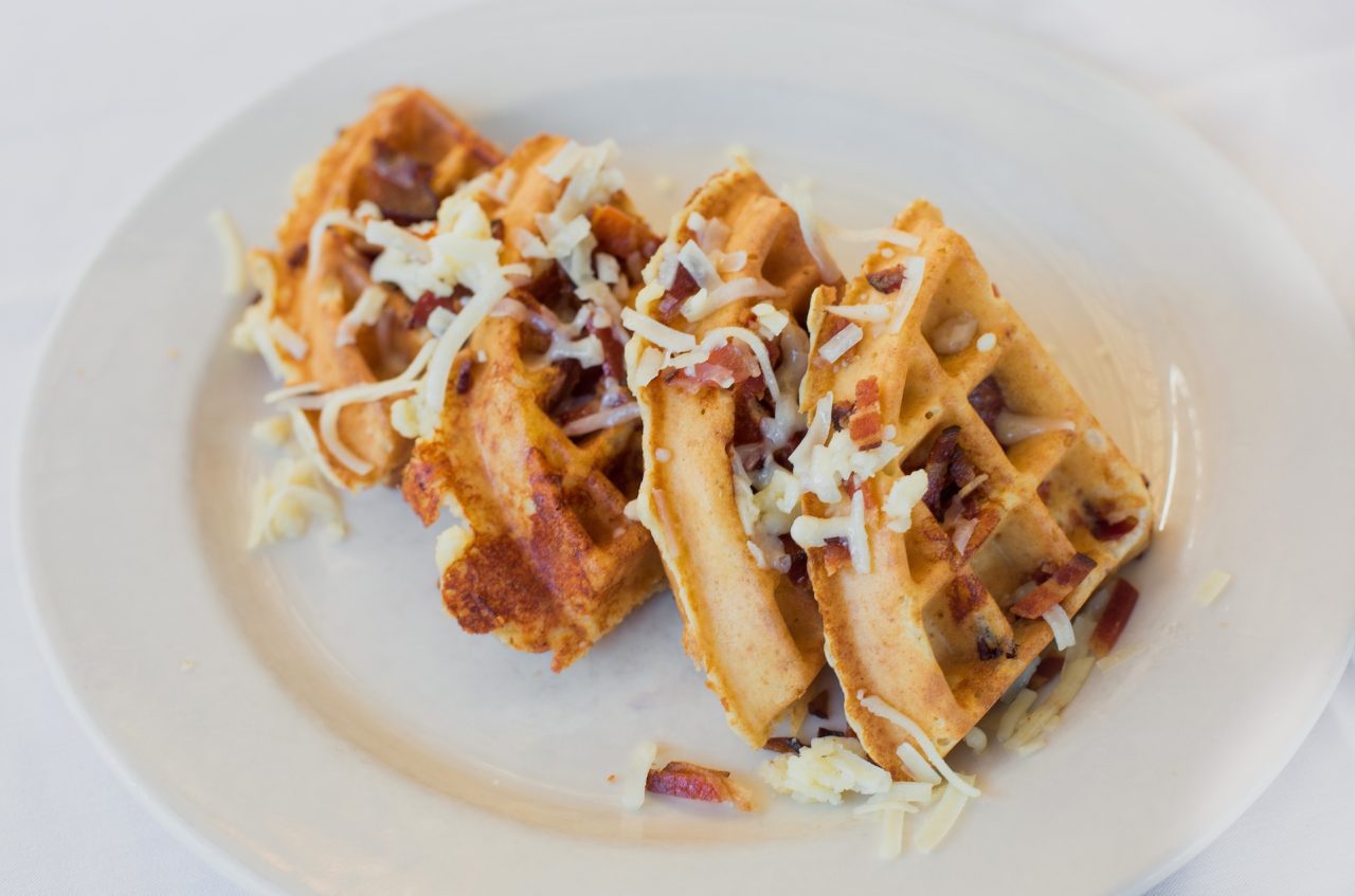 Grits & Bits Waffles at the Roadhouse – Zingerman's Roadhouse